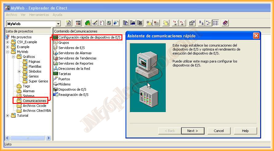 Enlace CitectScada con Servidor OPC OFS