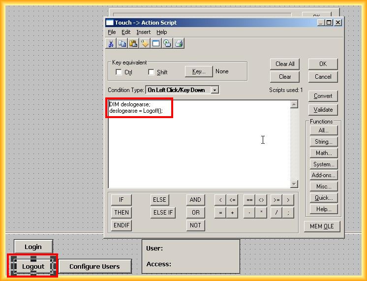 Seguriad y Administración de Usuarios en Intouch